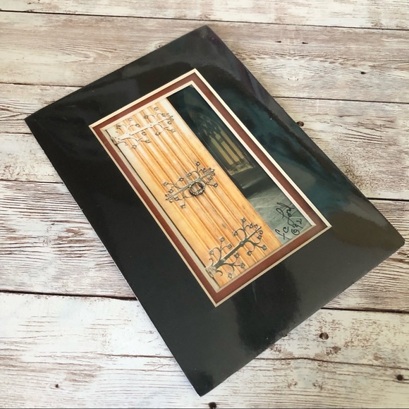 Art | Vintage Frank Lord Signed Framed Photograph 1992 Doorway Gate ...